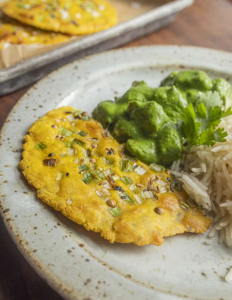 Missi Roti: Indian Chickpea Flour Flatbread - Forager | Chef